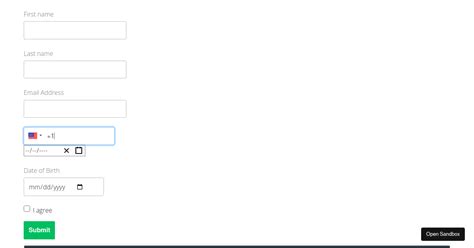 react phone input 2 examples codesandbox