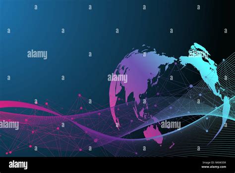 Big Data Complex Graphic Abstract Background Communication