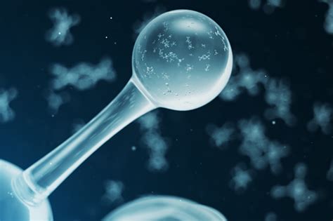 Struktur Molekul Ilustrasi 3d Latar Belakang Medis Ilmiah Dengan Atom