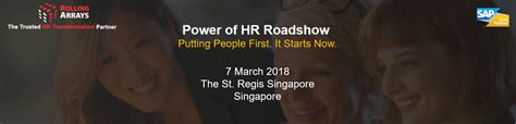 Rolling Arrays With Sap At Power Of Hr Roadshow
