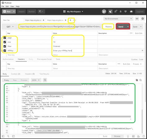 Rest API Examples Using Postman EzzyBills