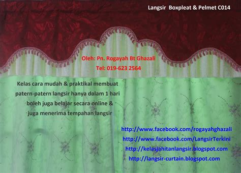 Belajar Jahit Langsir Cara Mudah Hanya Dlm 1 Hari Rogayah Ghazali