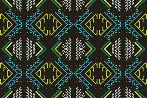 Ethnic Aztec Ikat Seamless Pattern Textile Filipino Ikat Seamless
