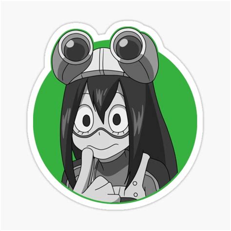 Tsuyu Asui Sticker By Coffindancer Redbubble