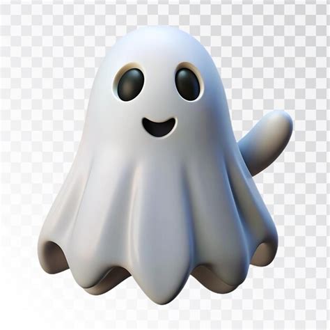 3d Halloween Ghost Elements Premium Ai Generated Psd