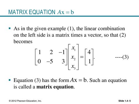 Linear Equations In Linear Algebra Ppt Download