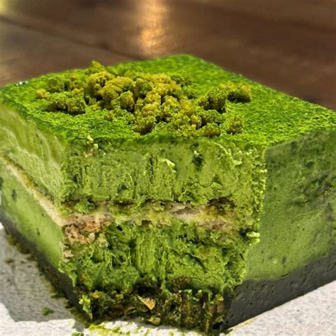 抹茶控快收藏 抹度十足的抹茶提拉米蘇！！！ 美食板 Dcard