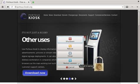 只能使用浏览器、注重信息安全的 Linux 发行版：porteus Kiosk 550 发布 Linuxstory