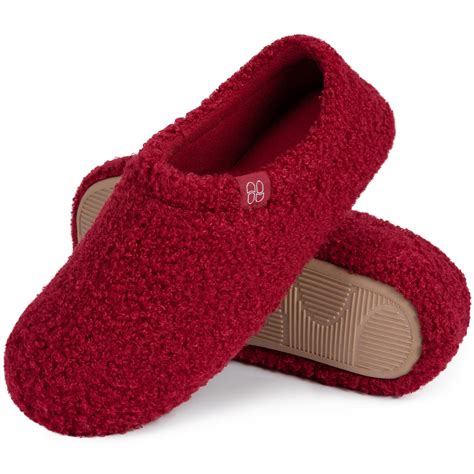 Hometop Womens Cozy Memory Foam Loafer Slippers Indoor Outdoor