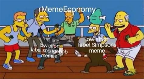R Memeconomy Simpsons Monkey Knife Fight Know Your Meme