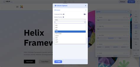 How To Create A Custom Header Using Helix Ultimate Joomshaper