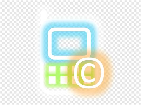 توهج في الظلام V1 0 ، رمز الهاتف الأزرق والأبيض Png