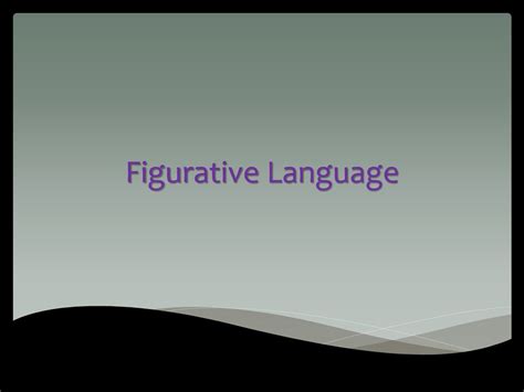 Figurative Language. - ppt download