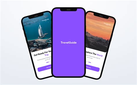 Travel Guide App UI On Behance