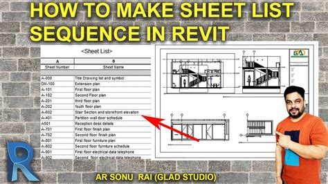 How to make Sheet List Sequence in Revit #bim #autodeskrevit # ...