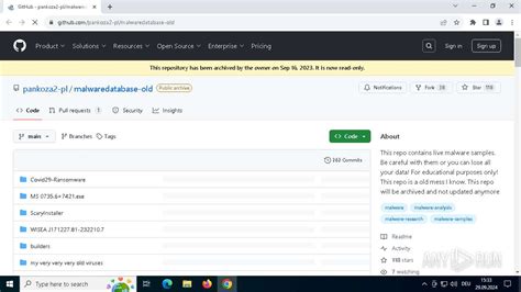 Malware Analysis Https Github Pankoza Pl Malwaredatabase Malicious Activity Any Run