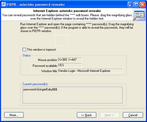 Recovering Internet Explorer Passwords Theory And Practice