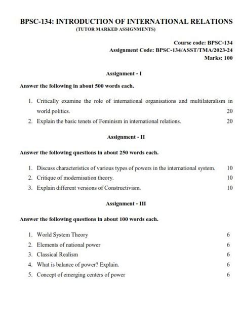 IGNOU BPSC 134 SOLVED ASSIGNMENT 2023 24 ENGLISH MEDIUM