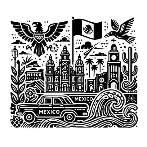 Mexico Vector Design Premium Ai Generated Vector