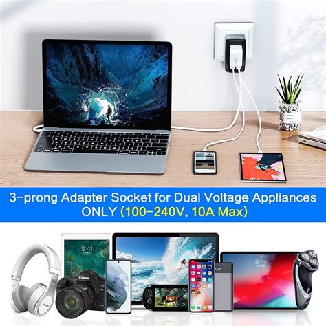 V To V Power Adapter A With Usb Ports And Multi Plug Options Buy Now With Express