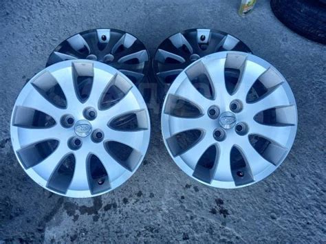 Диски Subaru, 15", 1 шт, 4x100, литой, 54,1 мм. 4 шт, б/у, в наличии ...