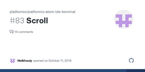 Scroll Issue Platformio Platformio Atom Ide Terminal GitHub