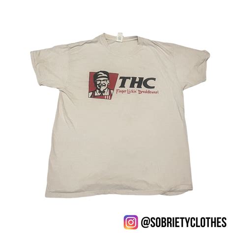 Kfc X Thc Graphic Tee Shirt Streetwear Graphictee Depop