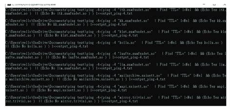 example of ipv4 ipv6 ping test with batch script download scientific