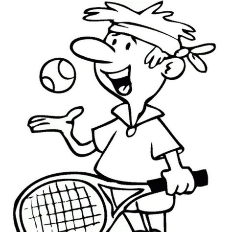 Ausmalbilder Tennis Kostenlos Malvorlagen Zum Ausdrucken
