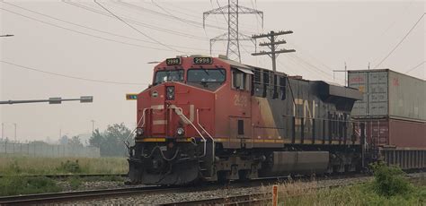 I Saw A Canadian National Train Today By Adamthec40 8lover On Deviantart