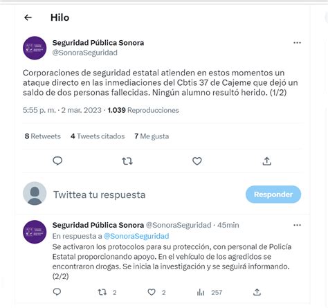 Terror En Cbtis De Sonora Una Balacera Dejó Dos Muertos Y Causó Pánico