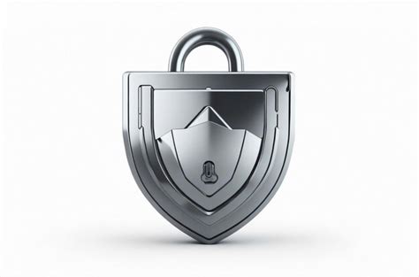 Premium Ai Image Cyber Security Isolated On White Background