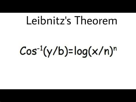 4 LEIBNITZ S THEOREM PROBLEM 3 DIFFERENTIAL CALCULUS YouTube