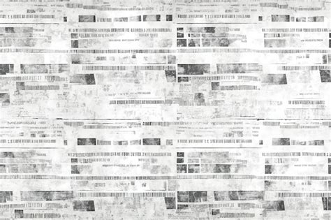 Viejo grunge periódico collage textura horizontal patrón de papel de noticias vintage ilegible