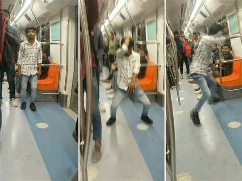 Metro Viral Video मेट्रो में अचानक बेकाबू हो गया लड़का जिसने भी देखा