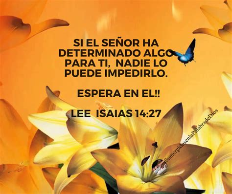 Imagen Con Citas Biblicas Isaias 14 27