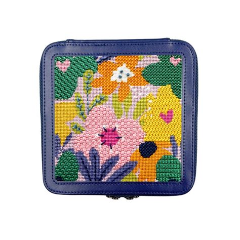 Floral Needlepoint Canvas Kit For Sale Poppy Monk Poppy Monk