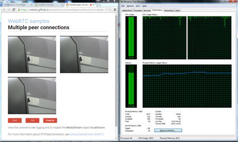 Getting 100 Cpu In Webrtc Stack Overflow