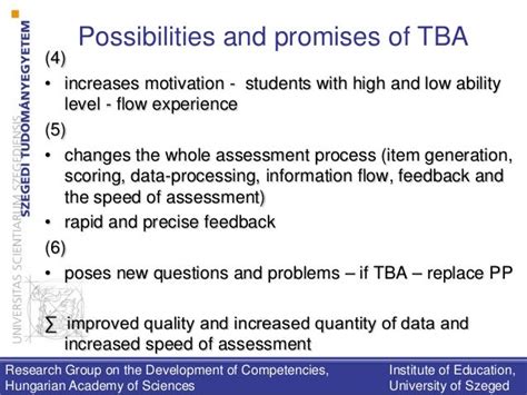 Technology Based Assessment Challenges And Promises
