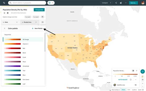 Create A New Color Palette Visualizing Data Using Maps Social