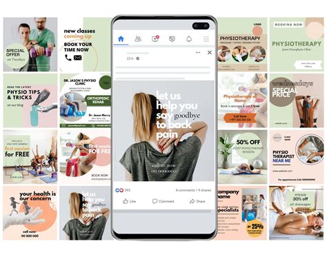 Physio Instagram Templates Physiotherapy Instagram Posts Physiotherapy