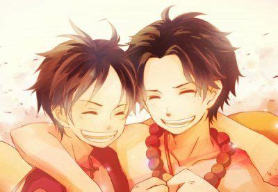 One Piece Fan Art ~ace And Luffy~ Portgas D Ace