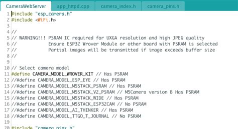 Github Kiranshashiny Esp Cam Snippets From Starting Up Esp Cam