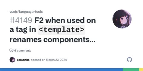 F2 When Used On A Tag In Renames Components Globally In Nuxt