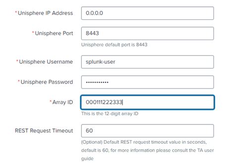 Configuration — Powermax For Splunk 5000 Documentation