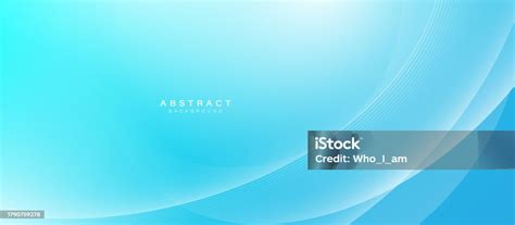 파란색 추상 동적 인 선 물결 모양으로 빛나는 배경입니다 미래 지향적인 하이테크 개념 트렌디한 미니멀 배너 벡터 일러스트 레이 션 0명에 대한 스톡 벡터 아트 및 기타