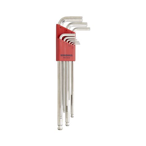 Made In Usa Bondhus 六角扳手組 半導體設備指定使用品牌 17099 公制 超長 9支組 蝦皮購物