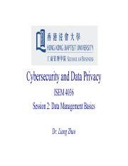 Data Management Basics Structuring Information Effectively Course Hero