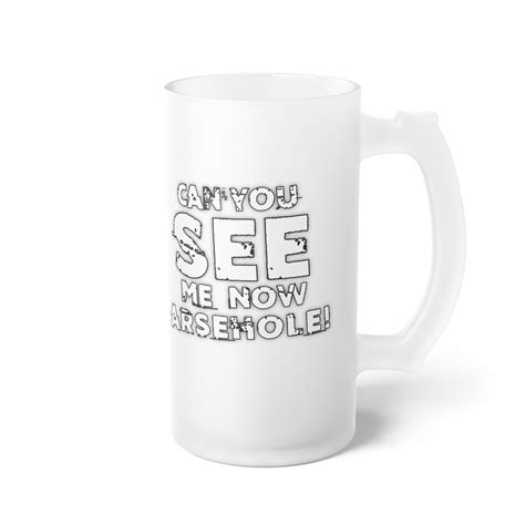 Frosted Glass Beer Mug Hoglights Australia