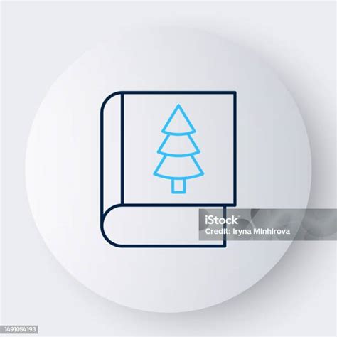 흰색 배경에 격리 된 라인 크리스마스 책 표지 또는 전단지 템플릿 아이콘 메리 크리스마스와 새해 복 많은 새해 다채로운 개요 개념 벡터 0명에 대한 스톡 벡터 아트 및 기타